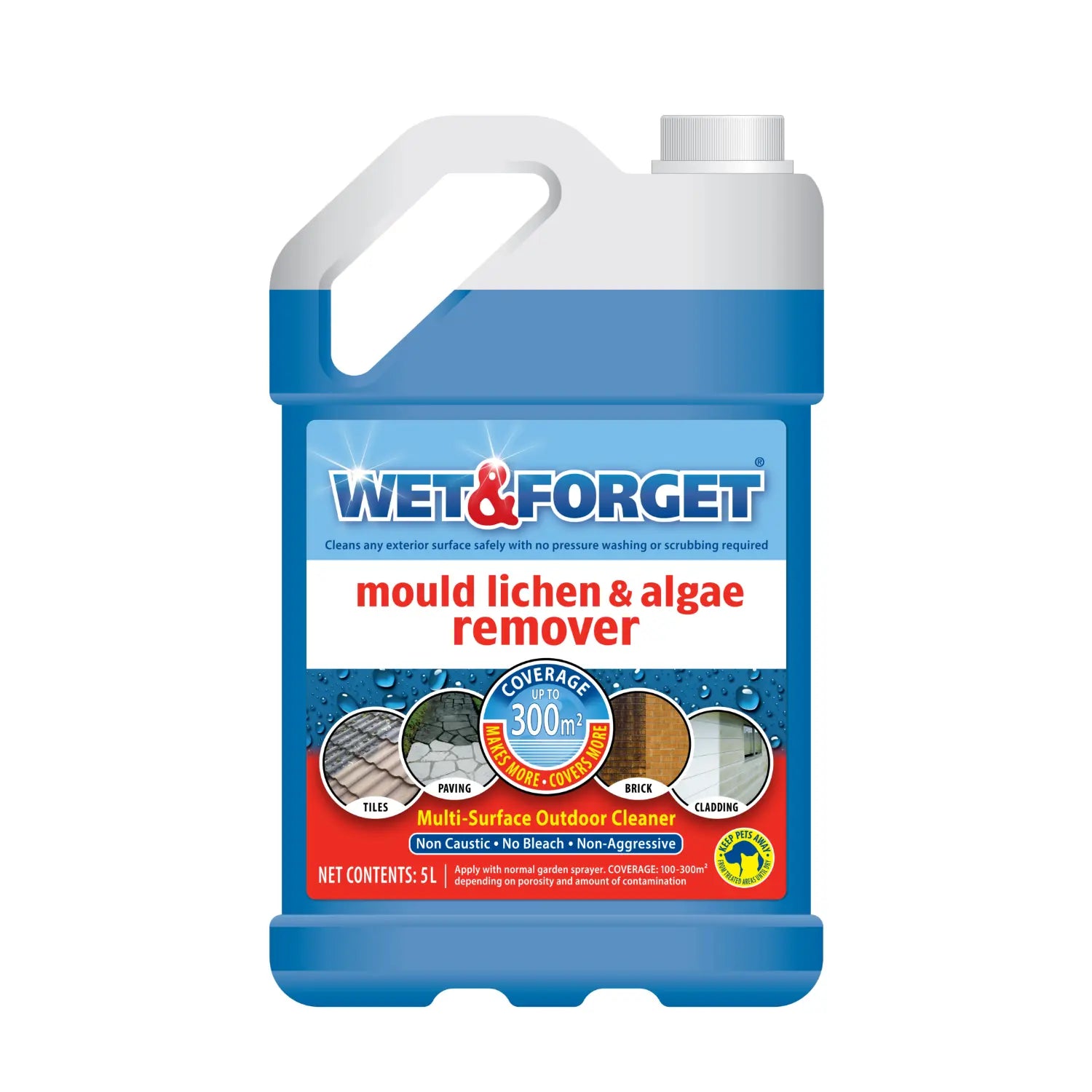 Wet & Forget Concentrate Outdoor Mould, Lichen & Algae Remover – Wet ...